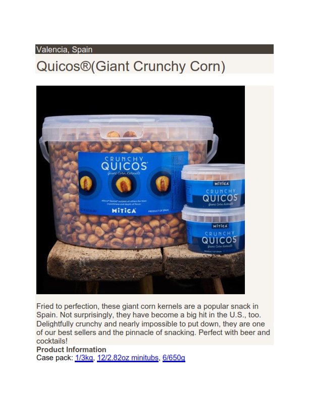 Quicos® Giant Crunchy Corn | ABC Provisions