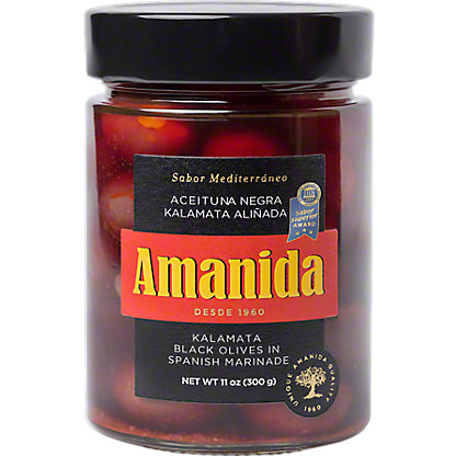 Natural Black Kalamata Olives Whole Mediterranean Marinade 300g Jars ...